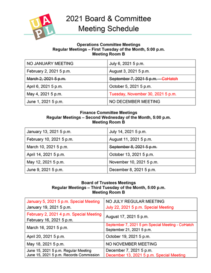 Board of Trustees - Upper Arlington Public Library